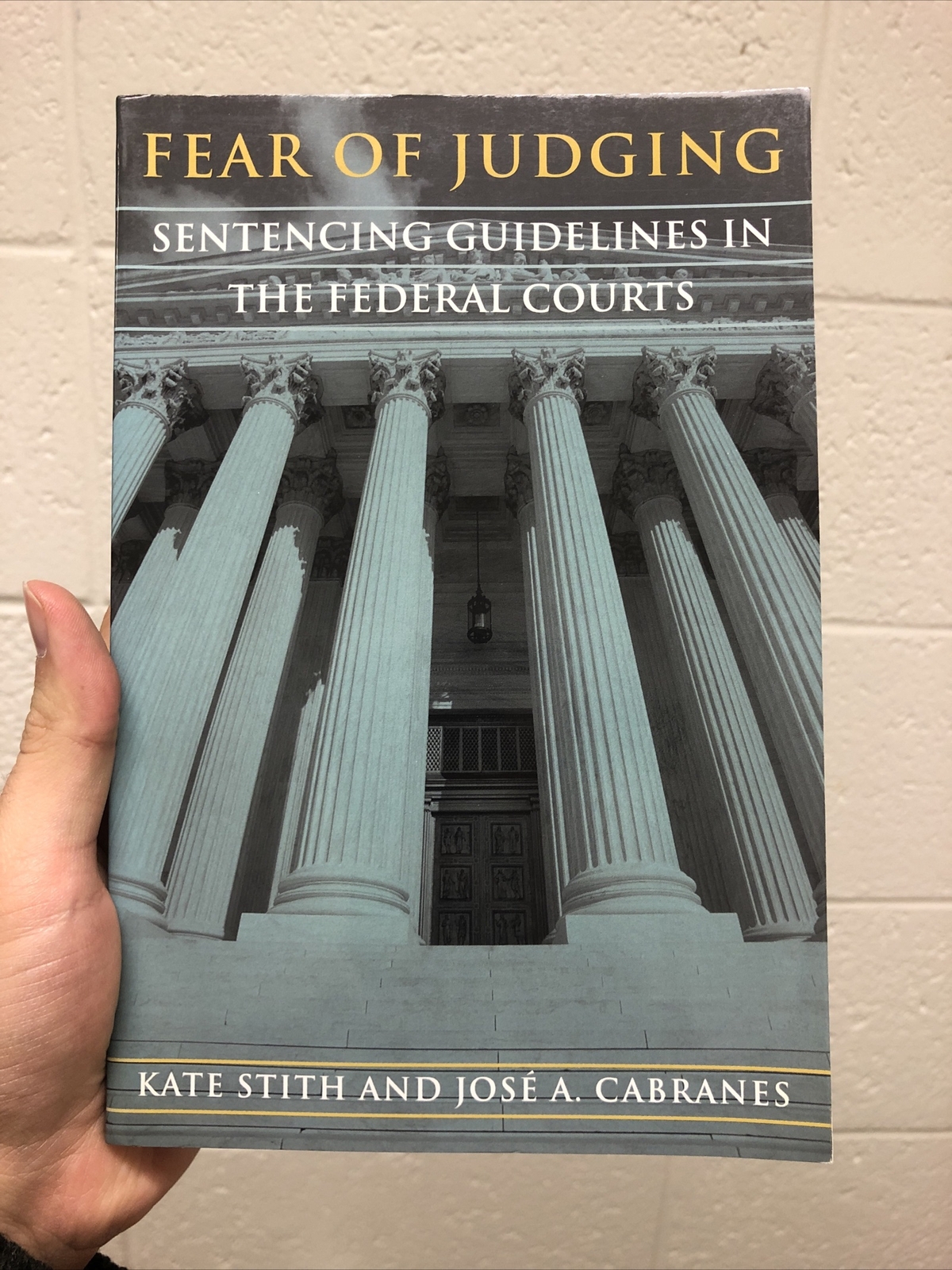 Fear of Judging : Sentencing Guidelines in the Federal Courts by Kate ...