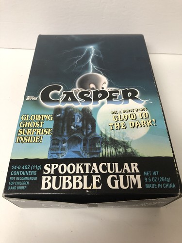 1995 Casper Spooktacular Bubble Gum Full Box of 24 Sealed & Mint | eBay