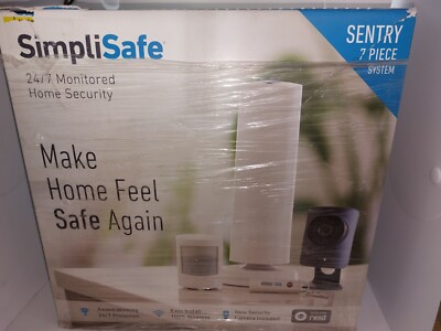 SimpliSafe Sentry 7 Piece System Home Security Camera Moniter -Wireless ...
