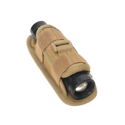 Flashlight Holder Torch Molle LED Pouch Case 360 Degree Rotatable Clip ...