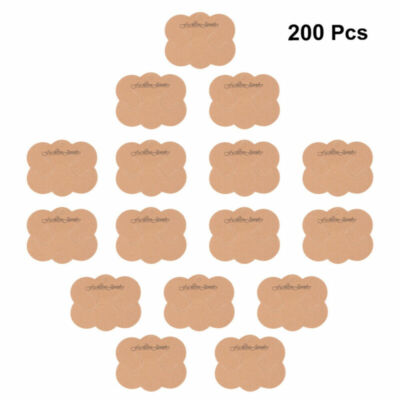 200 Pcs Hairpin Display Card Hairclip Cards Jewelry Packaging Organize ...