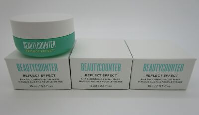 AHA Smoothing Facial Mask BEAUTYCOUNTER Reflect Effect - Lot of 3 ...