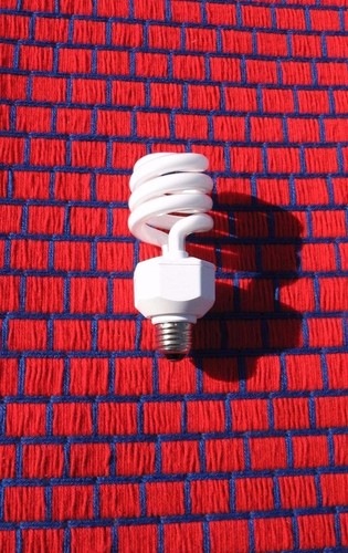 NEW ~ 4100K COMPACT FLUORESCENT light bulb CFL spiral 25w white spring ...