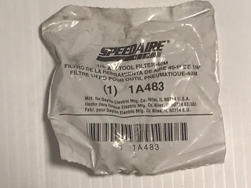 Speedaire 1A483 Air Tool Filter | eBay