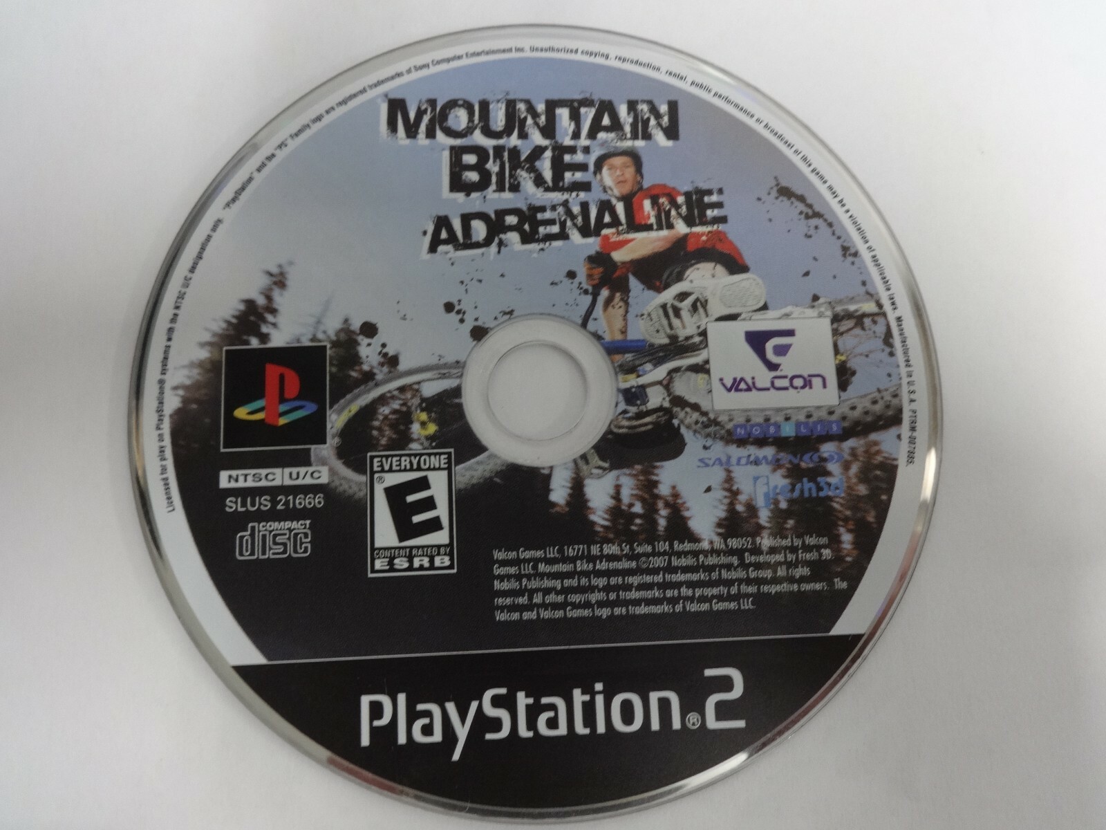 Mountain Bike Adrenaline Sony Playstation 2 PS2 Game Disc Only Free ...