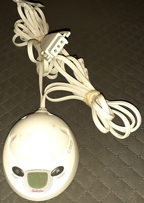 Sunbeam Remote Style 85P Heating Electric Blanket 3-Prong White Color ...