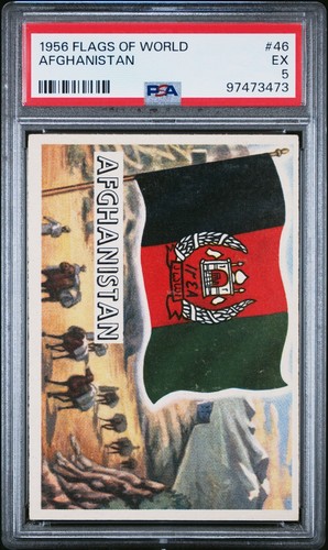 1956 FLAGS OF WORLD 46 AFGHANISTAN PSA 5 | eBay