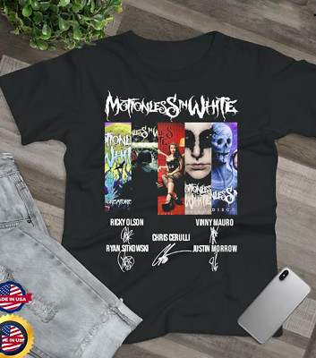 Motionless In White Signature Classic Tee Shirts T-Shirt Size S-34XL ...