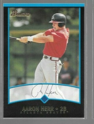 2001 Bowman Aaron Herr Rookie #311 Braves | eBay