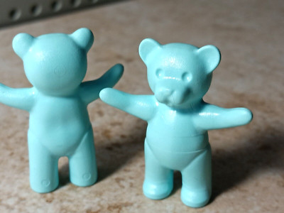 LEGO Teddy Bear Belville Figure Sized XL AQUA Miniature Solid Color ...
