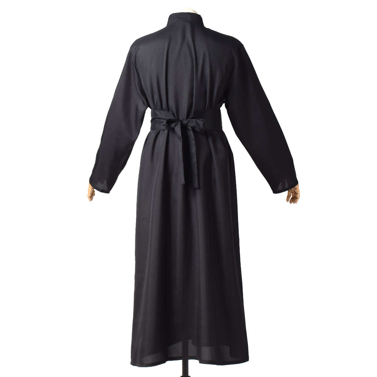 Black Robe Cloak With Belt Minister/priest Halloween Party Cosplay ...