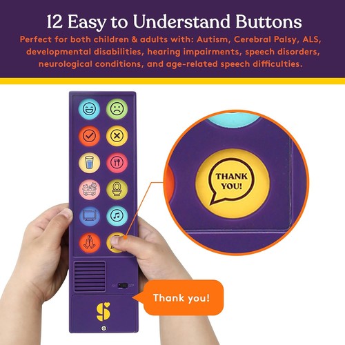 Special Supplies AAC Communication Device for Speech Therapy, Talker ...