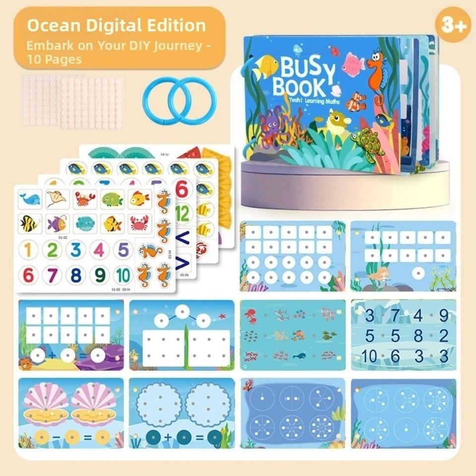 Puzzle Game Montessori Baby Busy Book Enlightenment | eBay Australia