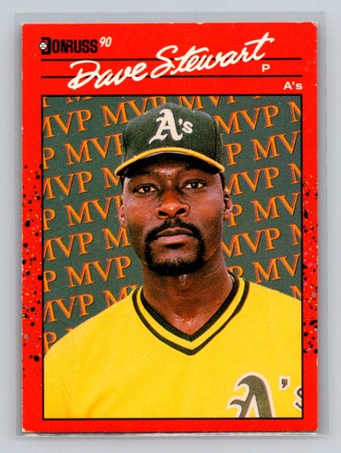 1990 Donruss Bonus MVP's #BC-3 Dave Stewart Oakland Athletics Baseball Card | eBay