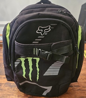 Monster Energy Fox Motocross #4 Ricky Carmichael Signature Backpack | eBay