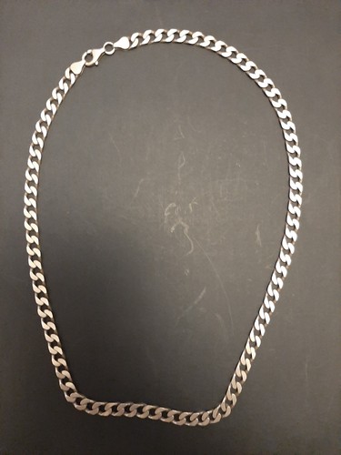 925 sterling silver curb link chain | eBay UK