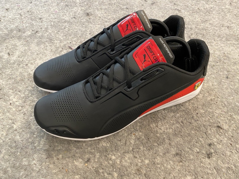 Puma x Ferrari Scuderia Drift Cat Men’s 13 Black Red Driving Shoes ...