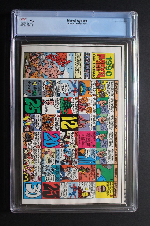 MARVEL AGE #90 Jim Lee 1990 Preview Pre-Dates McFARLANE Spider-Man #1 ...
