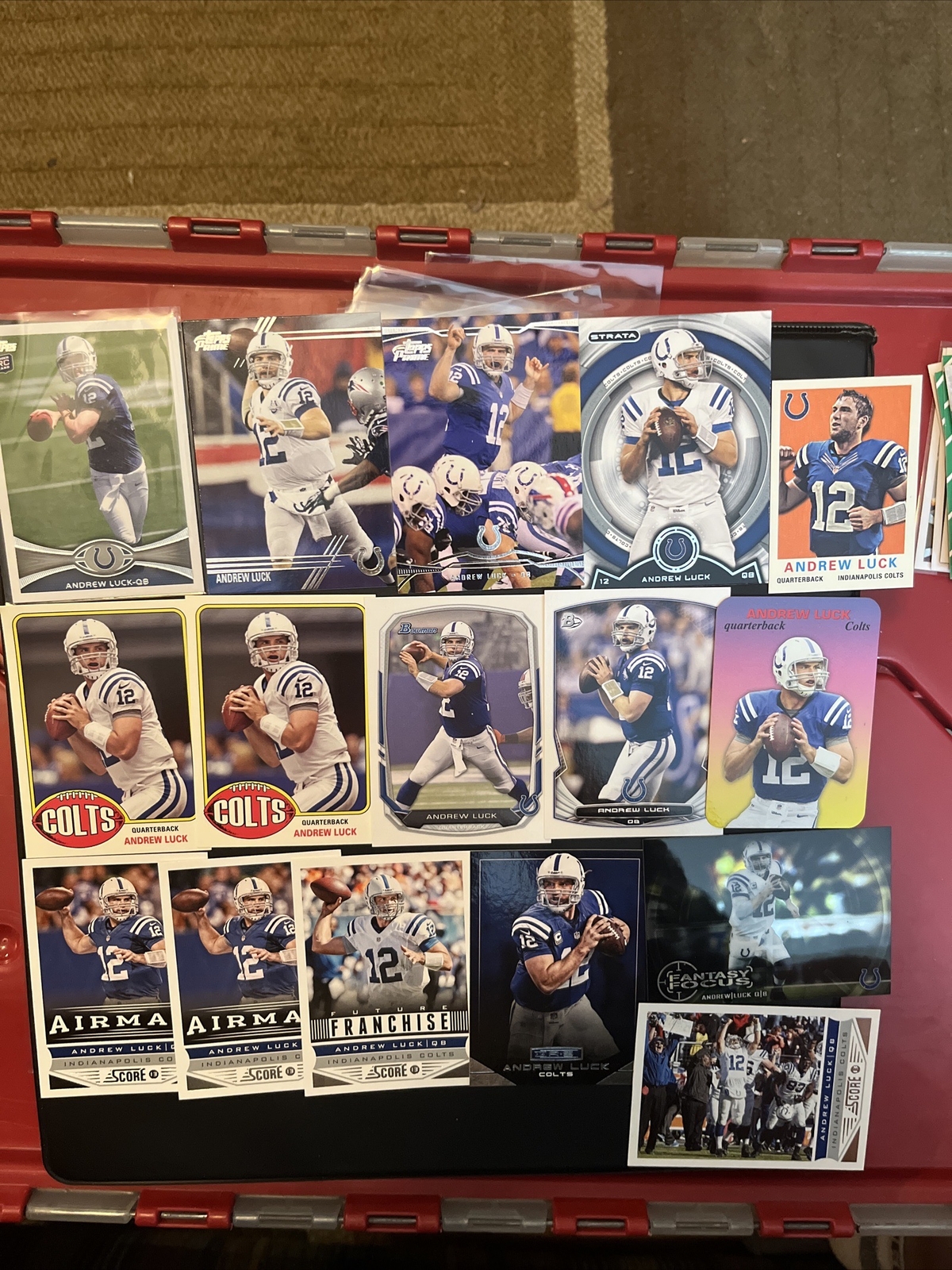 Andrew Luck 2012-2014. Topps Rookie Variation And Several More Cards | eBay