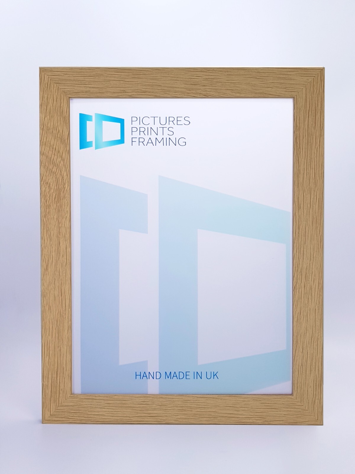 Oak Photo Picture 33mm Frame Custom Sizes Glass/ Perspex Mount / No ...