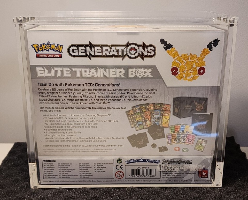 Pokemon Generations Elite Trainer Box 20th Anniversary Factory Sealed ...