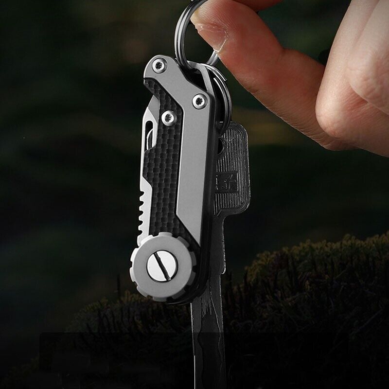 Titanium + G10 Pocket Folding Blade Knife Outdoor Camping Survival ...