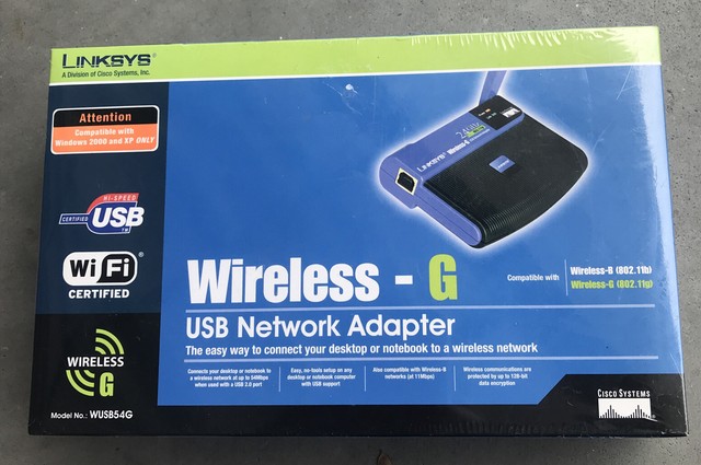 Cisco Linksys Wireless-g Usb Wireless Network Wusb54g (890552681495 ...