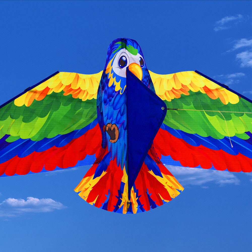Parrot Kites Cartoon Animal Kites Three-Dimensional Parrot N5F8 | eBay