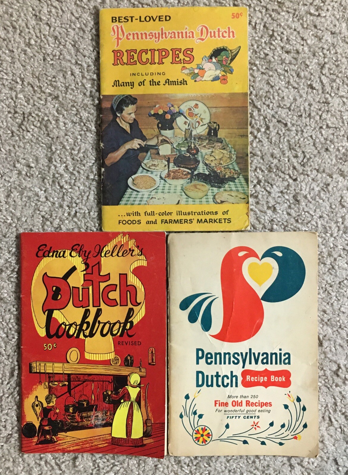 Vintage Pennsylvania Dutch Cookbook Lot Of 3 - Edna Eby Heller Best ...