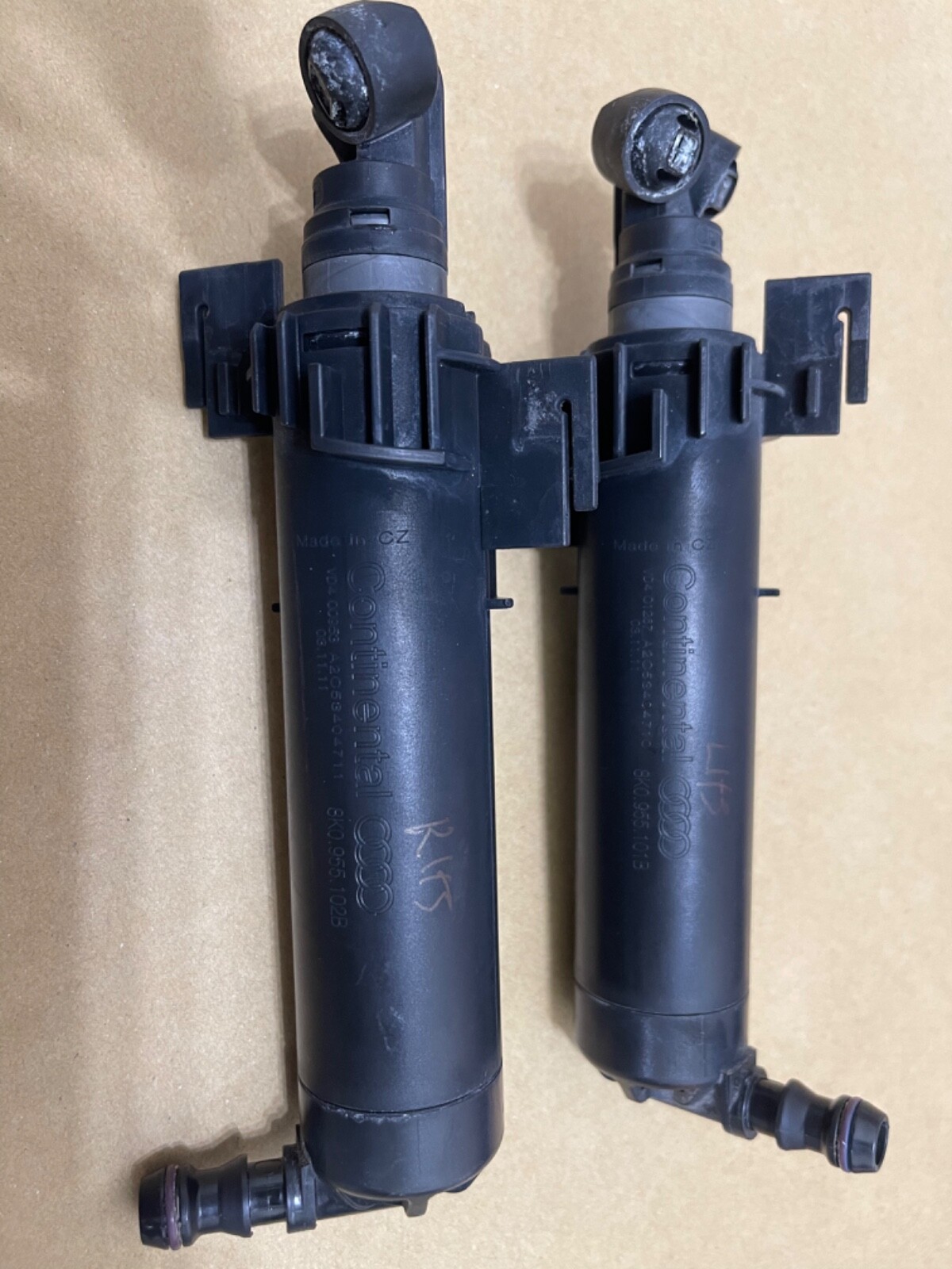 Audi A4 8K B8 B8.5 A5 Headlights Nozzle Spray Washer Pump Jet ...