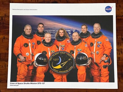 CREW OF SPACE SHUTTLE MISSION STS-127 - 2009 NASA 8x10 COLOR PHOTO | eBay