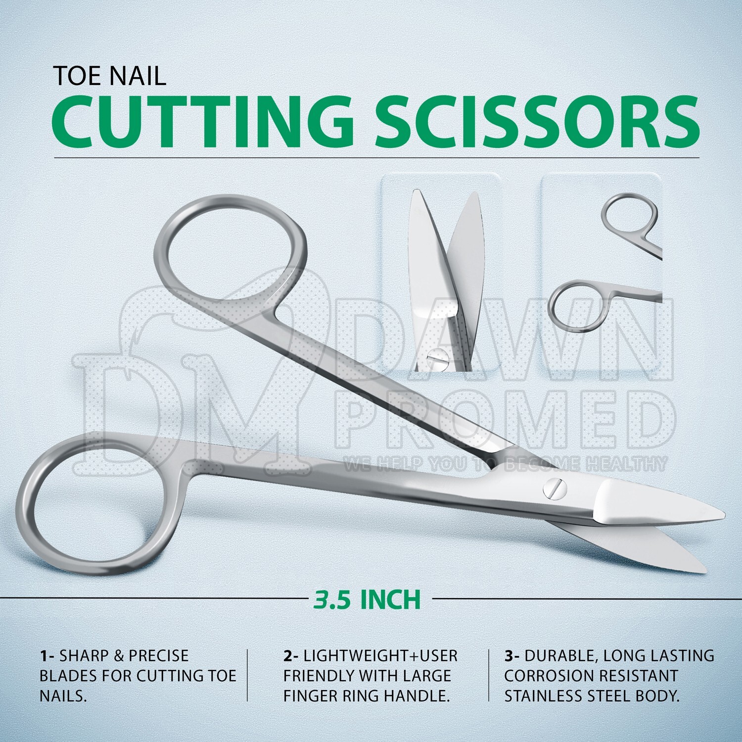 4 Pedicure Kit Toe Nail Clippers Set Cutter Cuticle Pusher Scissors ...