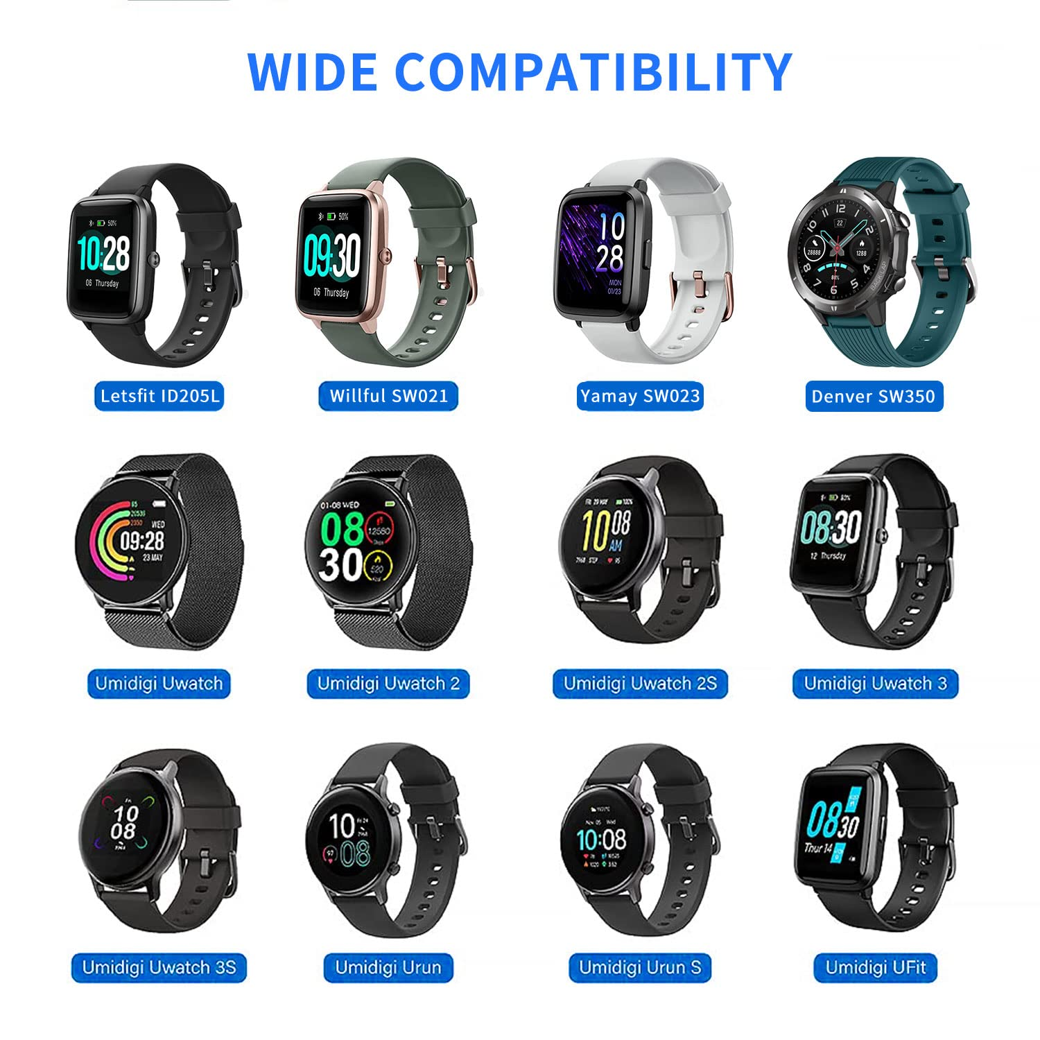 3.3FT Smart Watch Charger Magnetic, USB Charging Cable for YAMAY ...