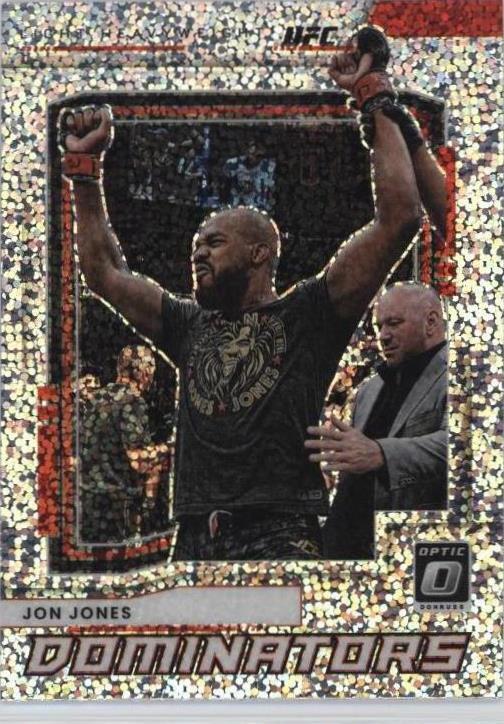 2022 Panini Donruss Optic UFC - Dominators Jon Jones #11 White Sparkle ...