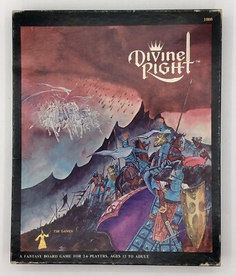 Divine Right Board Game by TSR releases in 1979 (2nd Edition) | eBay