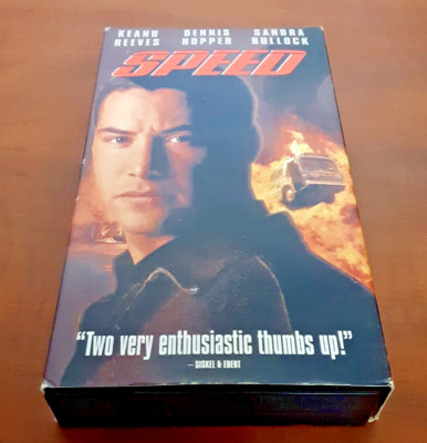 Speed VHS VCR Video Tape Used Movie Keanu Reeves | eBay
