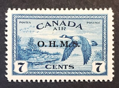 Stamps Canada Mint: CO1 7c blue Canada Goose OHMS overprint VF MNH | eBay