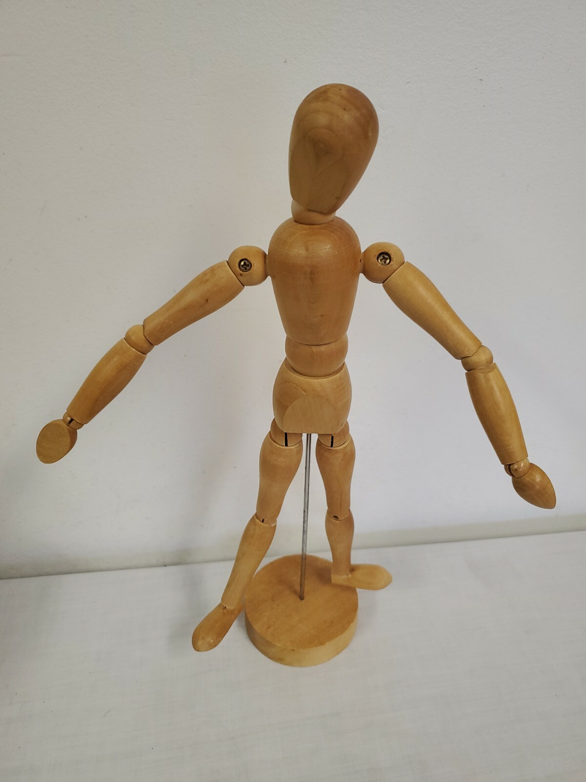 IKEA GESTALTA Mannequin Artist Doll Wooden Poseable Human MODEL W STAND ...