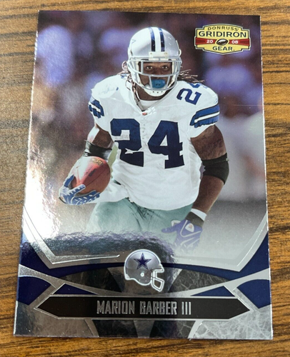 2008 Donruss Gridiron Card # 28 Marion Barber III - Dallas Cowboys | eBay