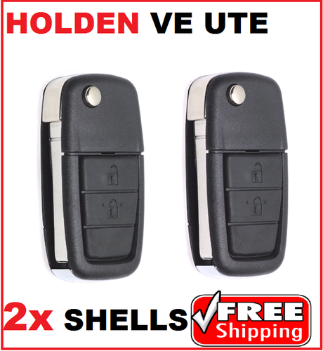 2 x Replacement remote flip car keys Suitable for HOLDEN UTE Commodore ...