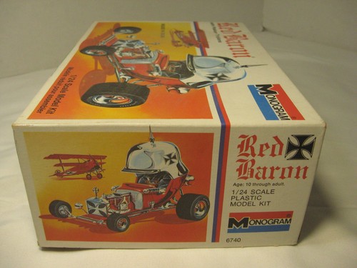 Monogram 6740 Red Baron 1/24 kit - includes everything BUT the plastic ...