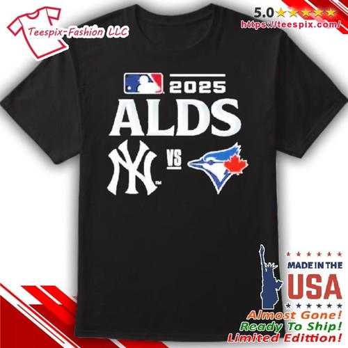 Blue Jays Vs Yankees 2025 MLB ALDS Matchup Logo T-Shirt | eBay
