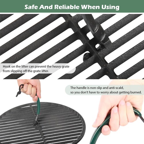 Grill Grate Lifter Gripper Barbeque Grid Lifter,Grill Lifter Gripper ...
