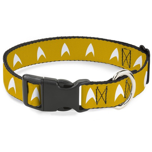 Plastic Clip Collar Star Trek Starfleet Insignia Golden Yellow/White ...