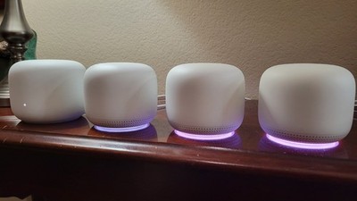 Google Nest WiFi Mesh AC2200 Router H2D and 3 Extender Access Points | eBay