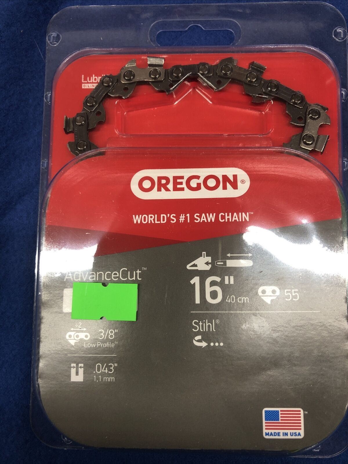 Stihl Equivalent Chain 61PMM3 55, 3610 005 0055, 3/8"P .043G, 55DL 16 ...