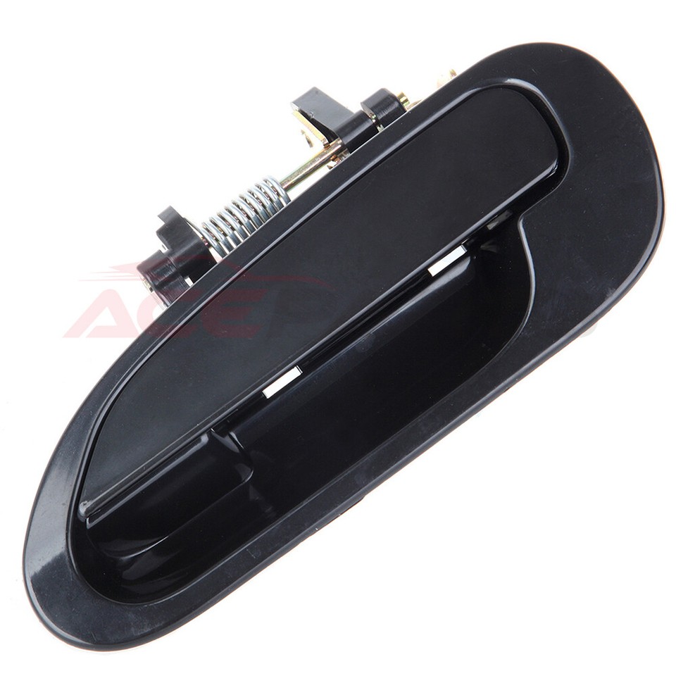 BLACK EXTERIOR OUTSIDE REAR LEFT RIGHT DOOR HANDLES PAIR FOR 98-02 ...