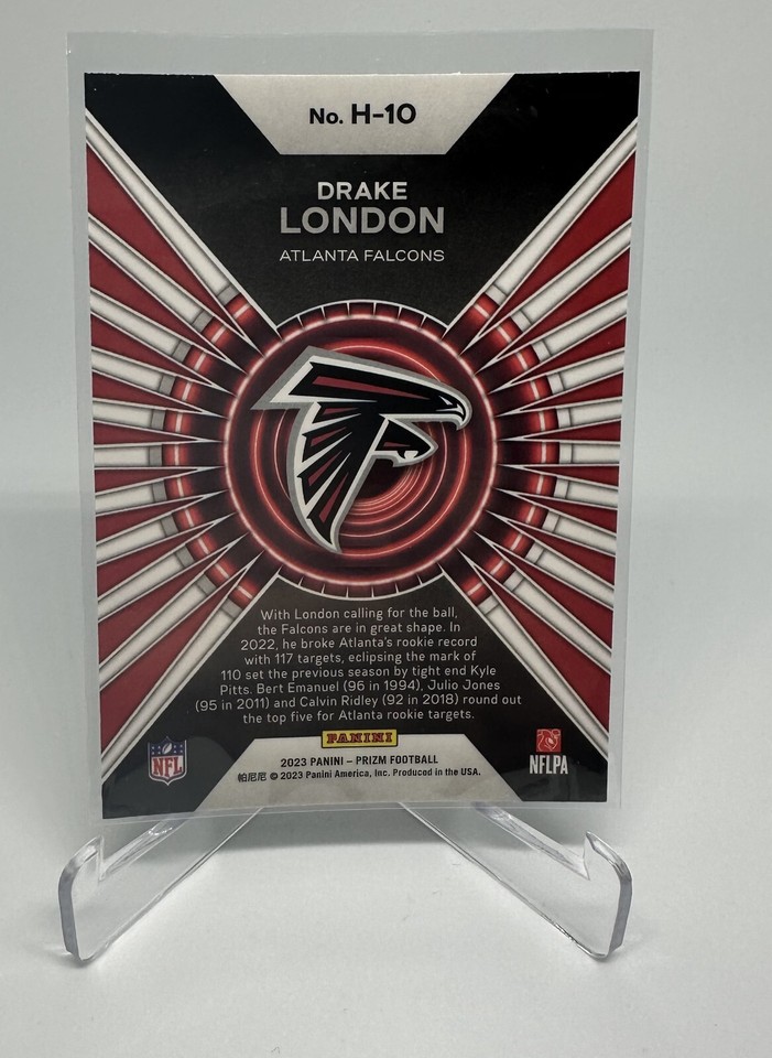 DRAKE LONDON 2023 Panini Prizm HYPE Atlanta Falcons #H-10 | eBay