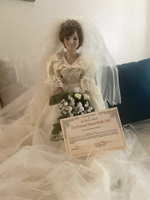 The Danbury Mint Princess Diane Bride Doll 1981 | eBay