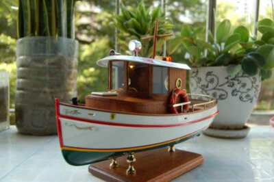 Micro Tug M2 1:18 273mm Wooden Model Ship Kit RC Model | eBay